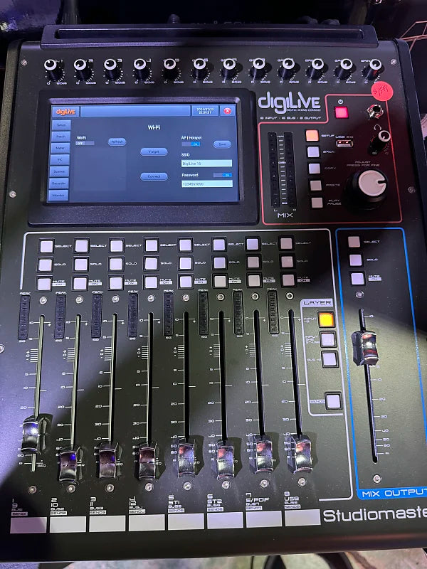 Studiomaster 16 Channel Digital Mixer -DIGILIVE-16 — Rhythm Section ...